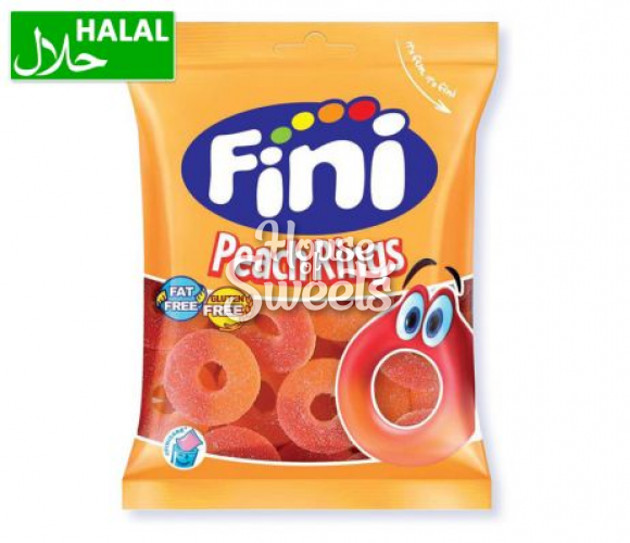 Fini Peach Rings Halal 75g