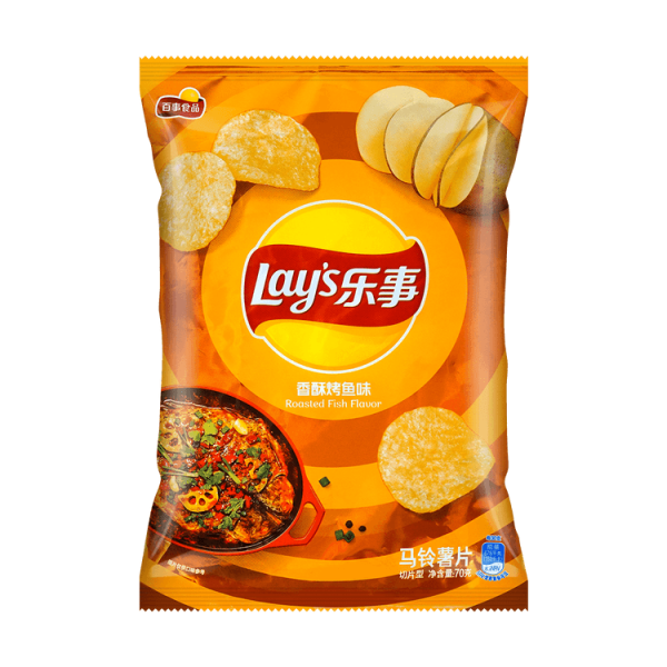 Lay's Crispy Grilled Fish Asia 70g