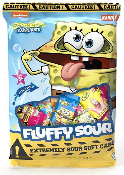 Spongebob Fluffy Sour Candy 70g
